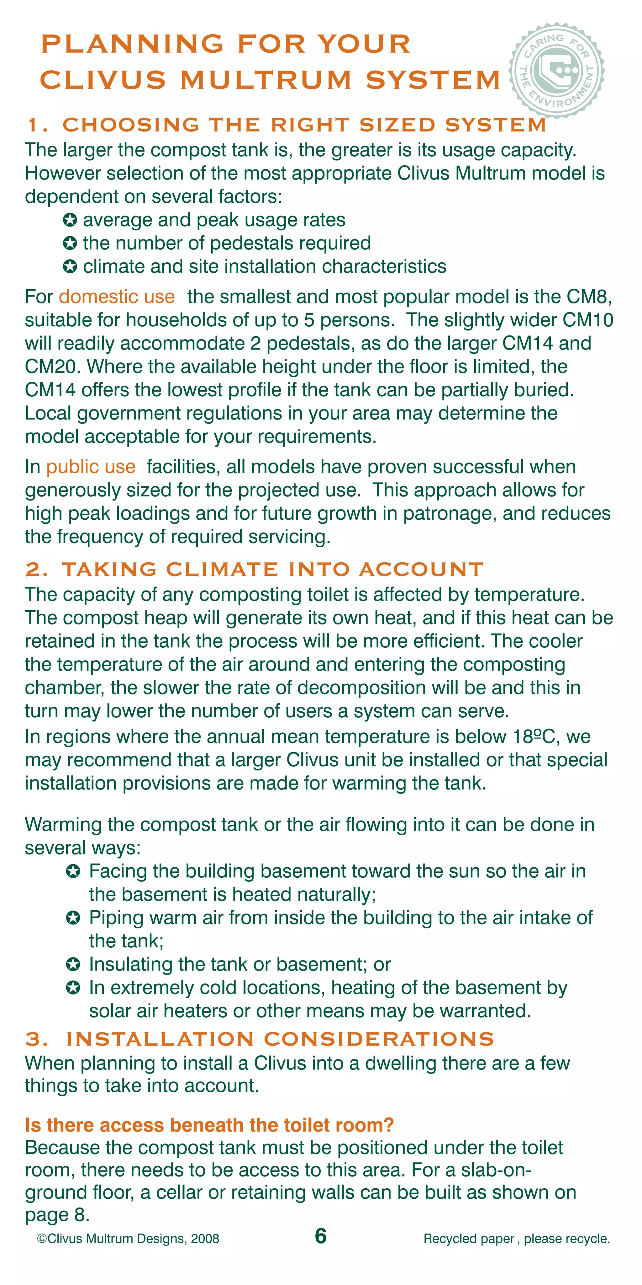 Waterless composting toilet systems | PDF