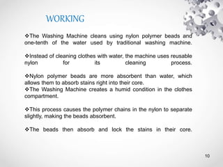 Waterless washing machine | PPT