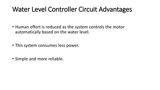 Water level controller using 8051 microcontroller | PPTX