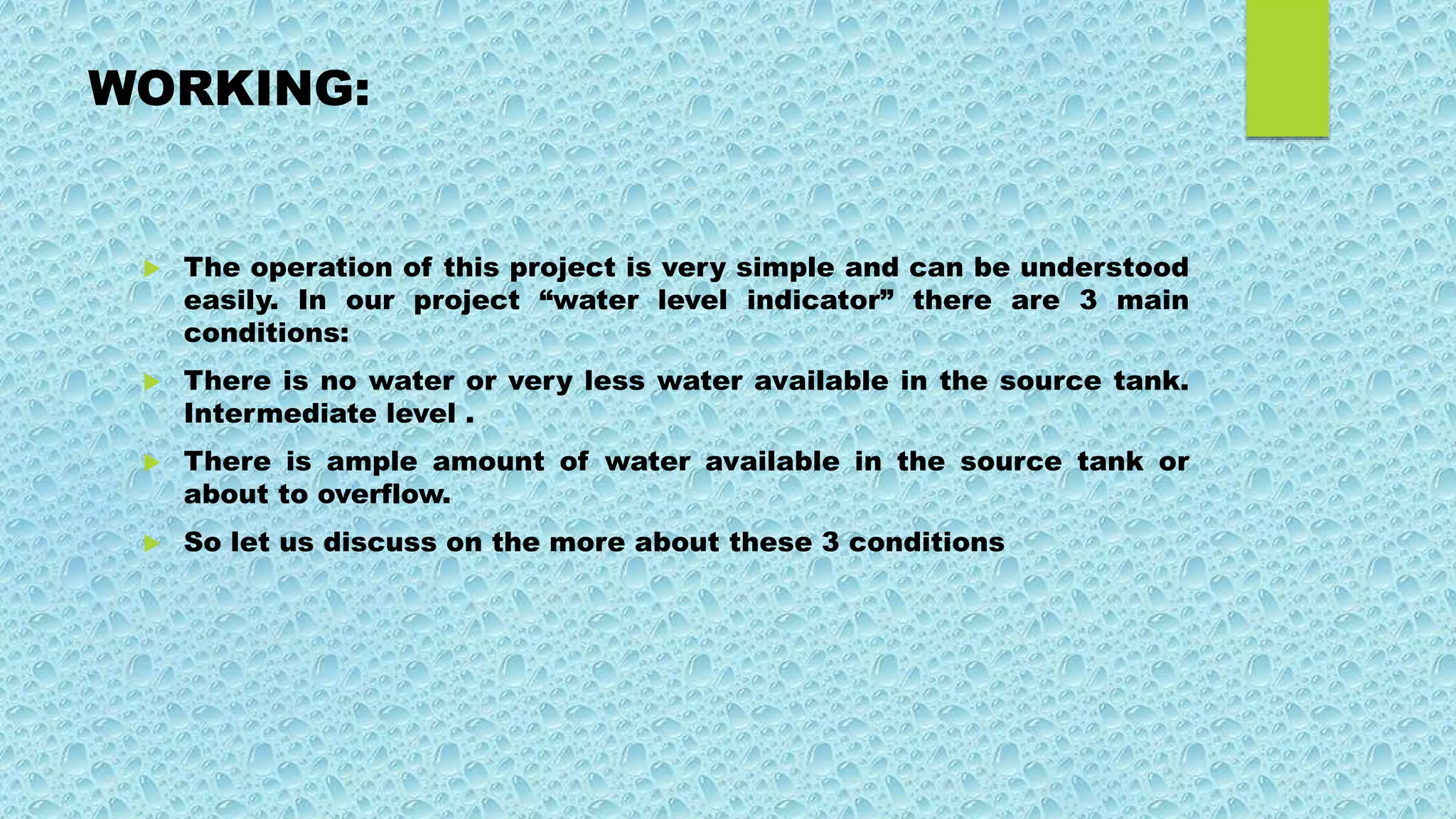 Water level indicator | PPTX