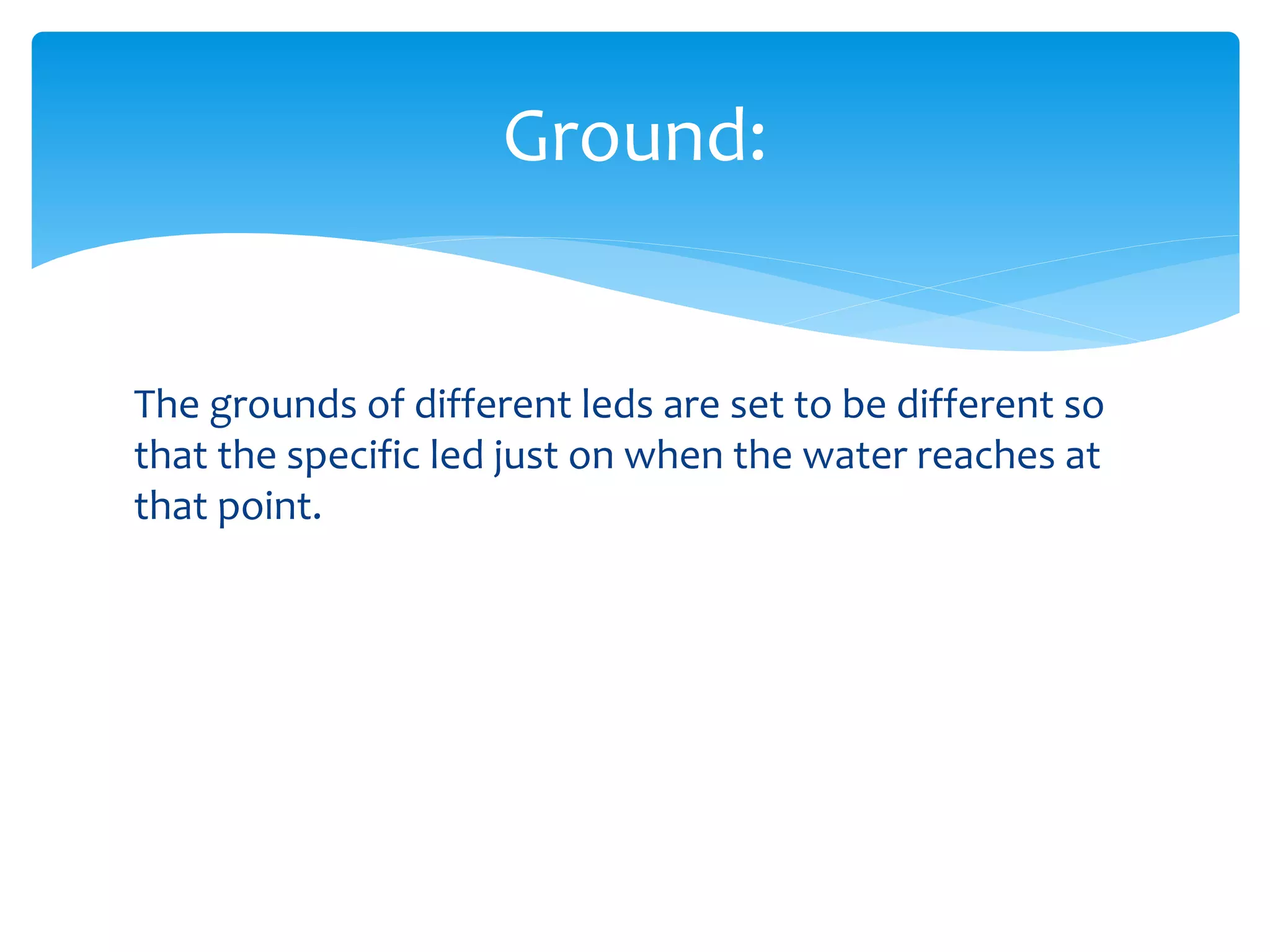 Water level indicator | PPTX