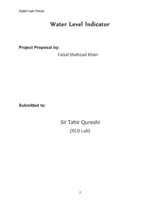 Water level indicator alarm | DOCX