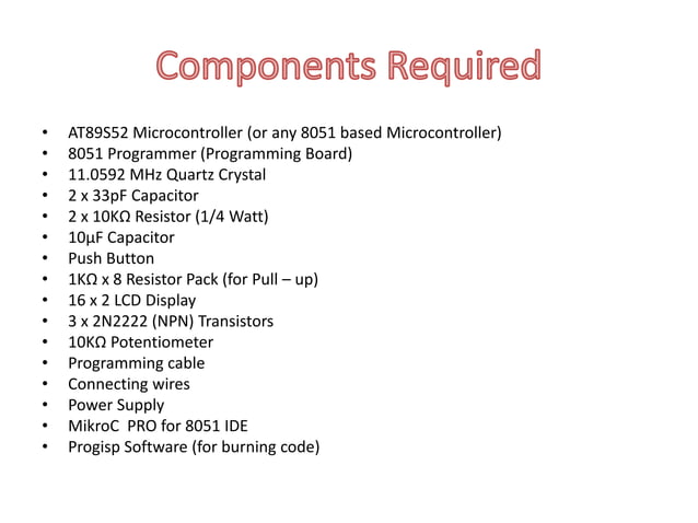 Water Level Indicator using 8051 Microcontroller.pptx