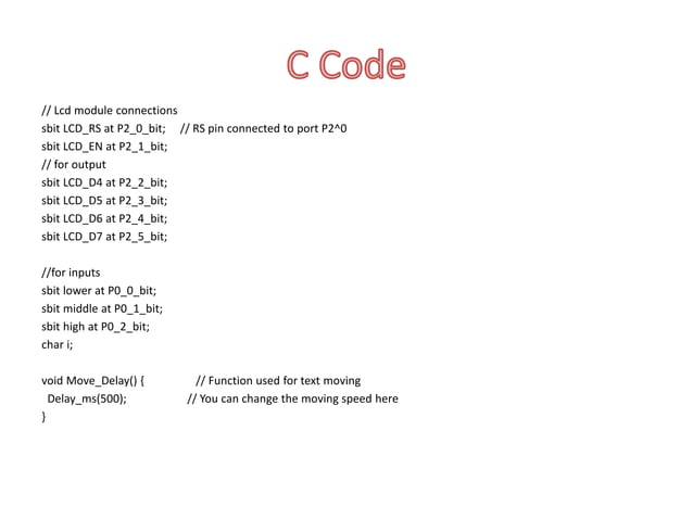 Water Level Indicator using 8051 Microcontroller.pptx