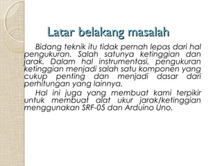 Water level measure and control with arduino uno | PPT