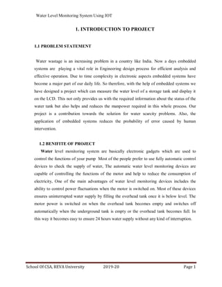 Water level monitoring system | PDF