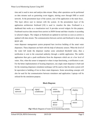 Water level monitoring system | PDF