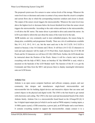 Water level monitoring system | PDF