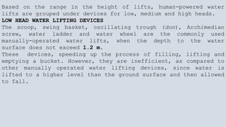 WATER LIFTING DEVICES in pump engineering1.pptx