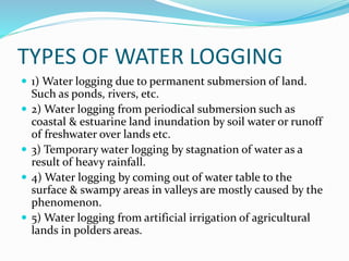 Water logging | PPTX