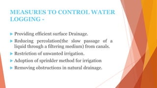 Water logging | PDF