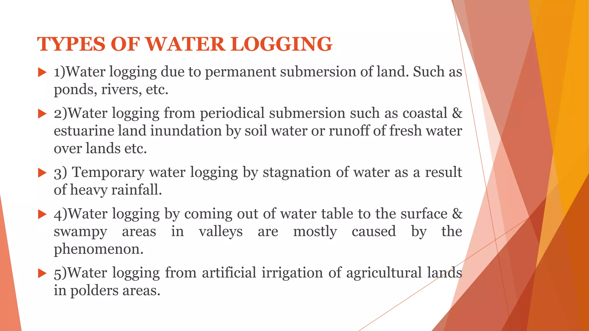 Water logging | PPTX