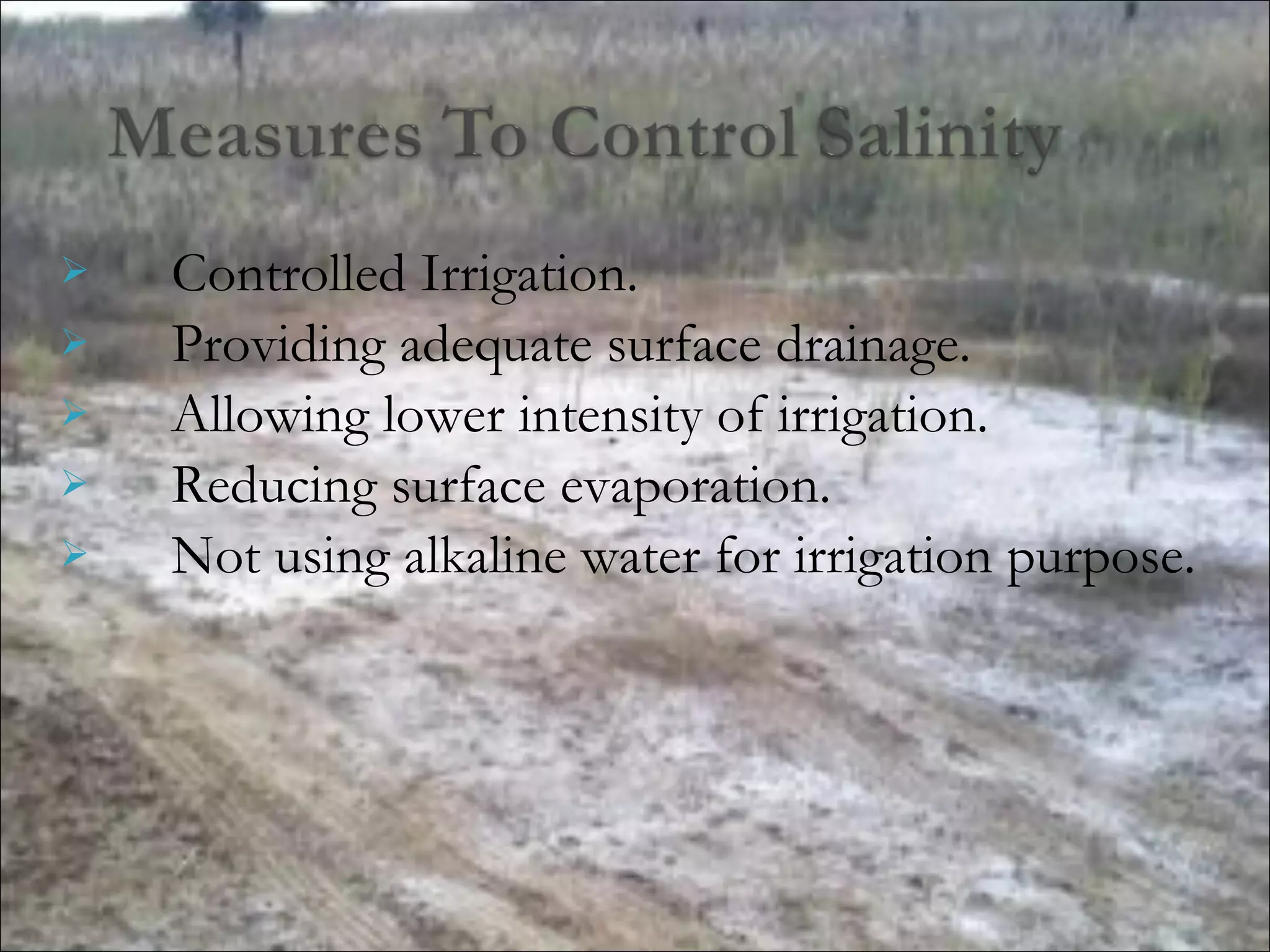 Water logging salinity | PPT