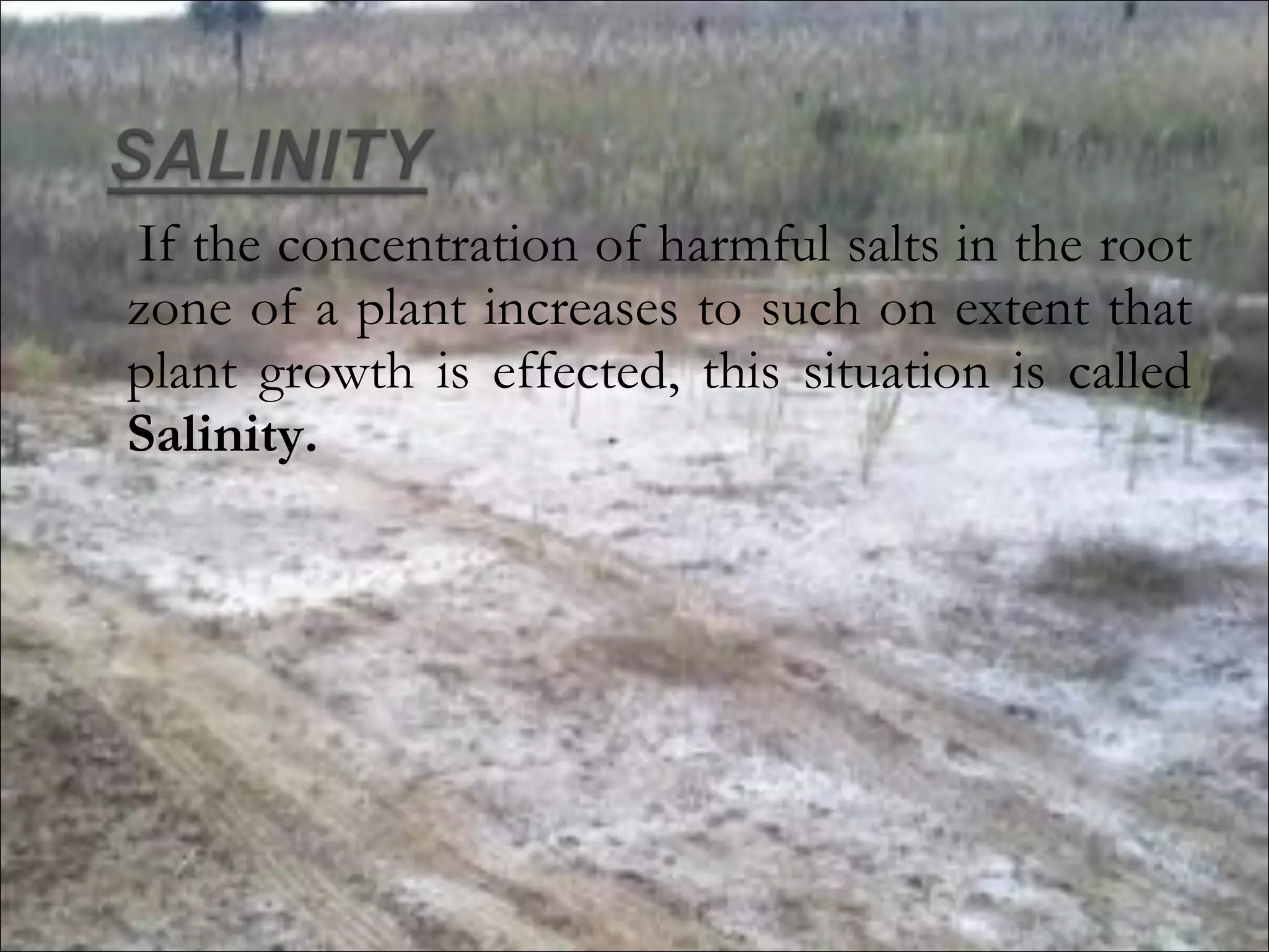 Water logging salinity | PPT