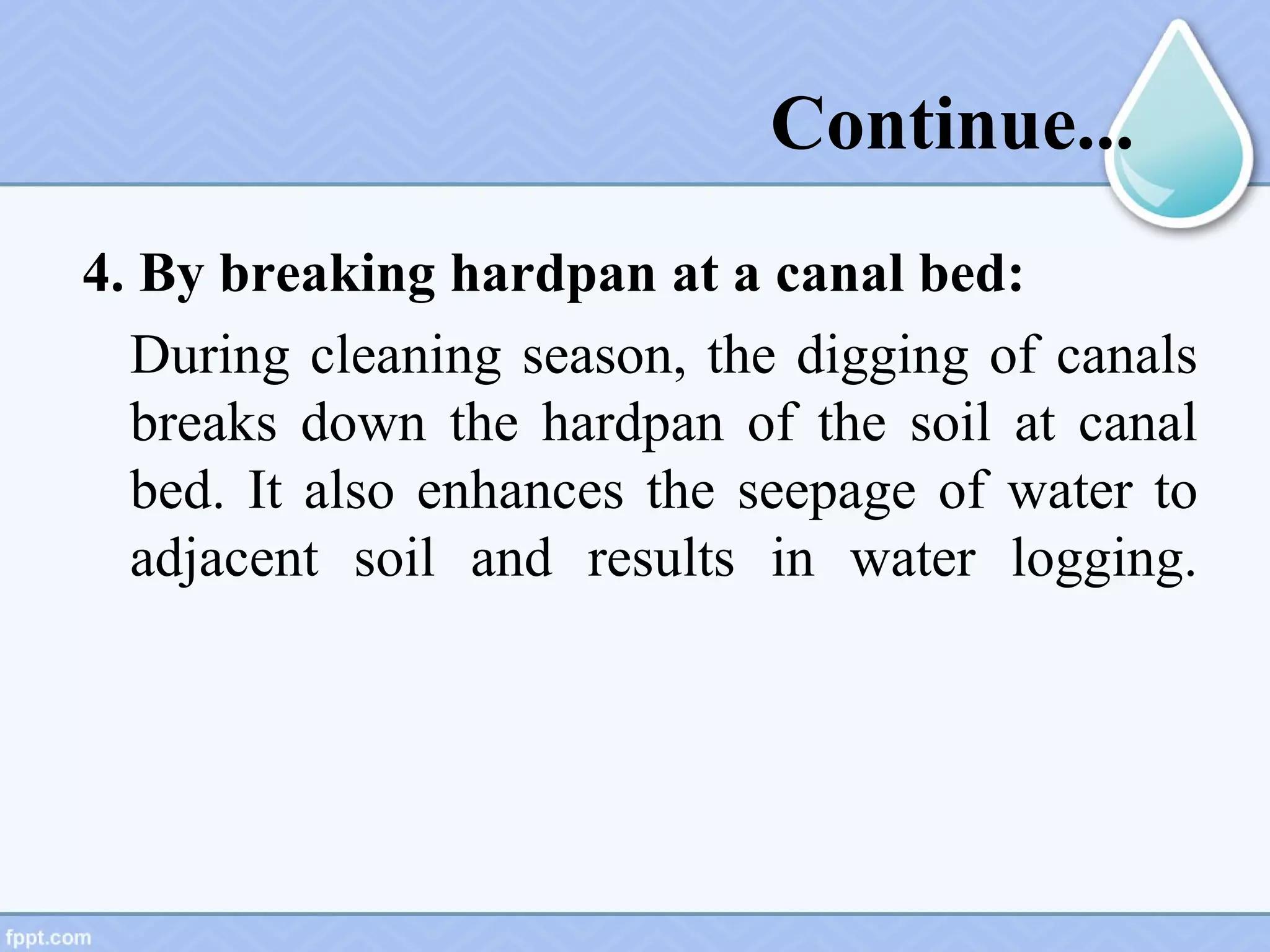 Water logging soils | PPT