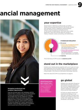 Waterloo accounting&fiance | PDF | Resume Writing and Advice | Job Search