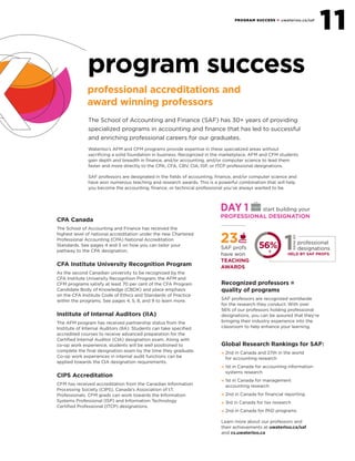 Waterloo accounting&fiance | PDF | Resume Writing and Advice | Job Search