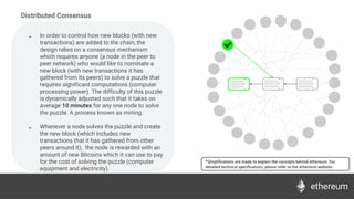 Introduction to Ethereum | PDF