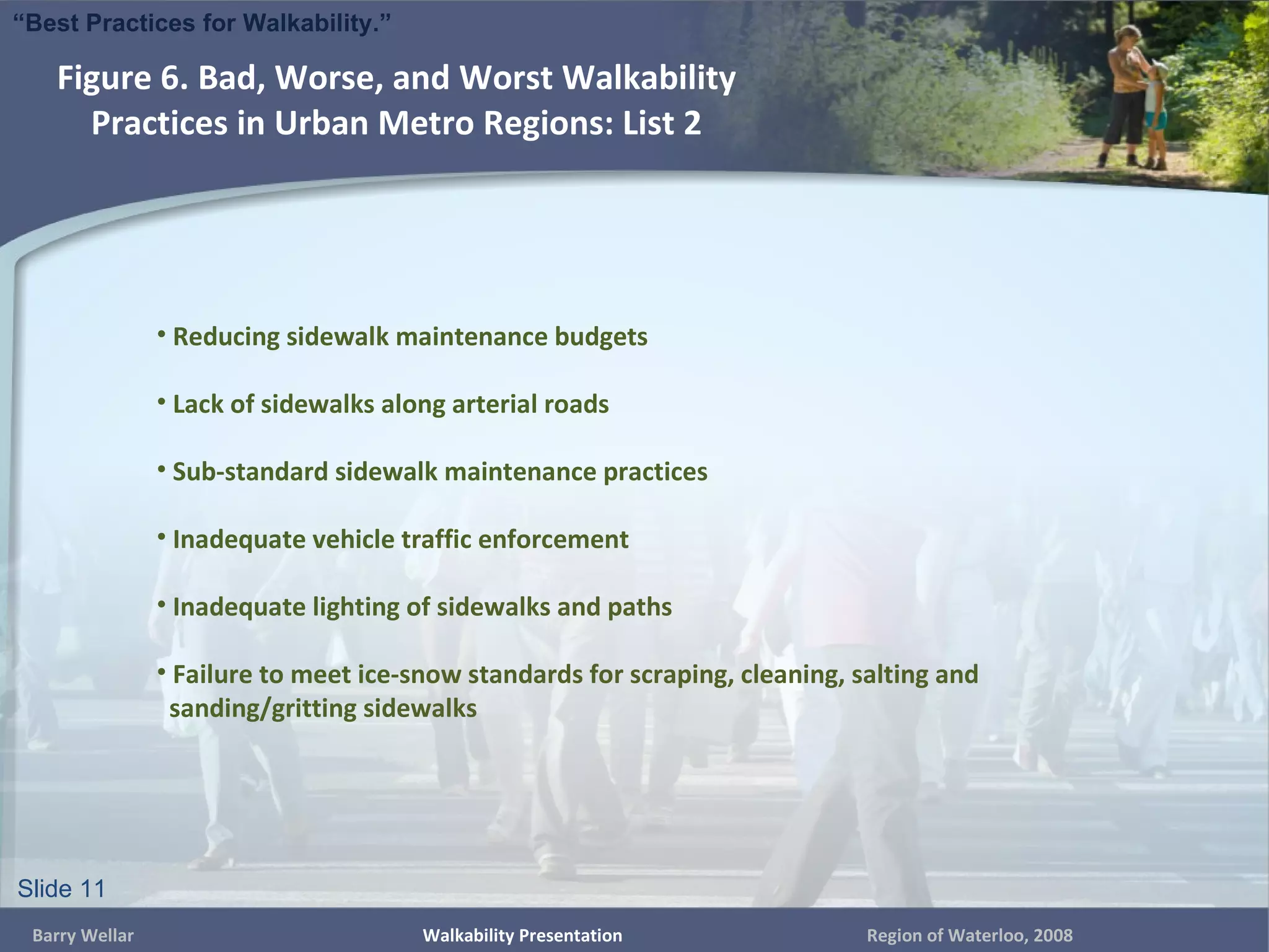 Best Practices for Walkability | PPT