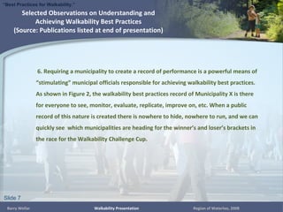 Best Practices for Walkability | PPT
