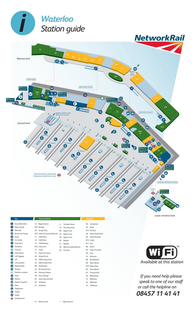 Waterloo station map | PDF