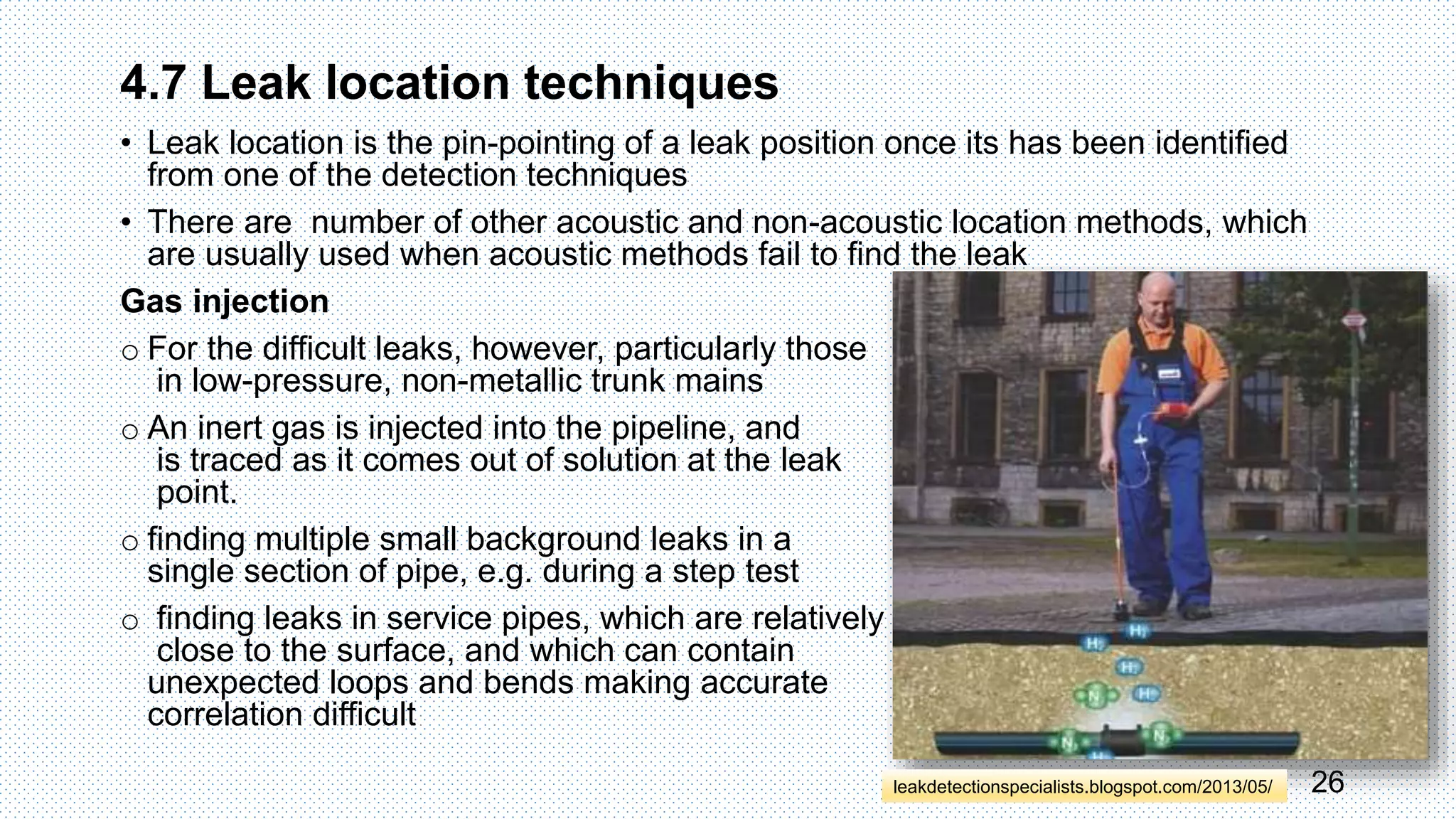 Water loss detection and management | PPTX
