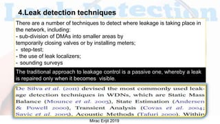 Water loss detection and management | PPTX