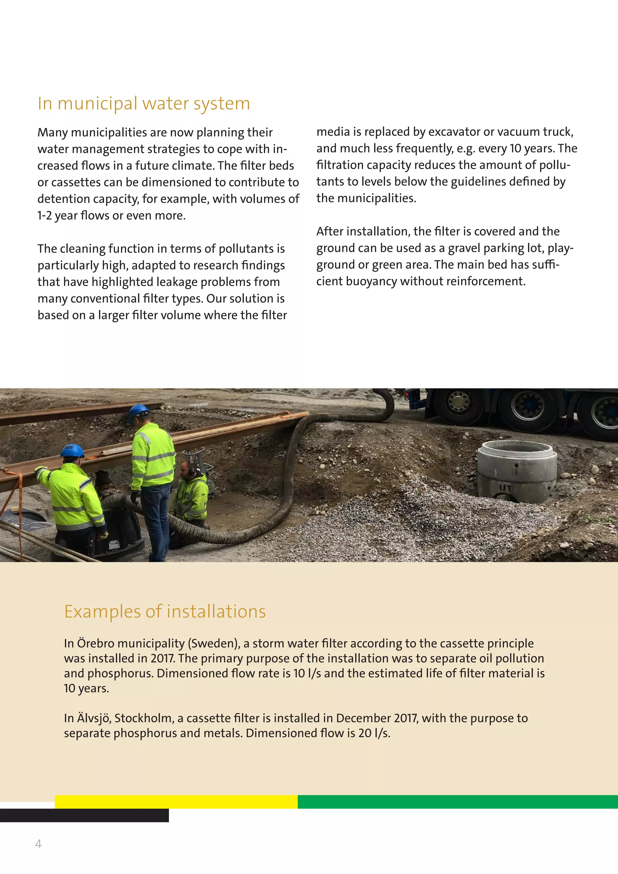 Water Management - heavy metal removal - runoff water | PDF