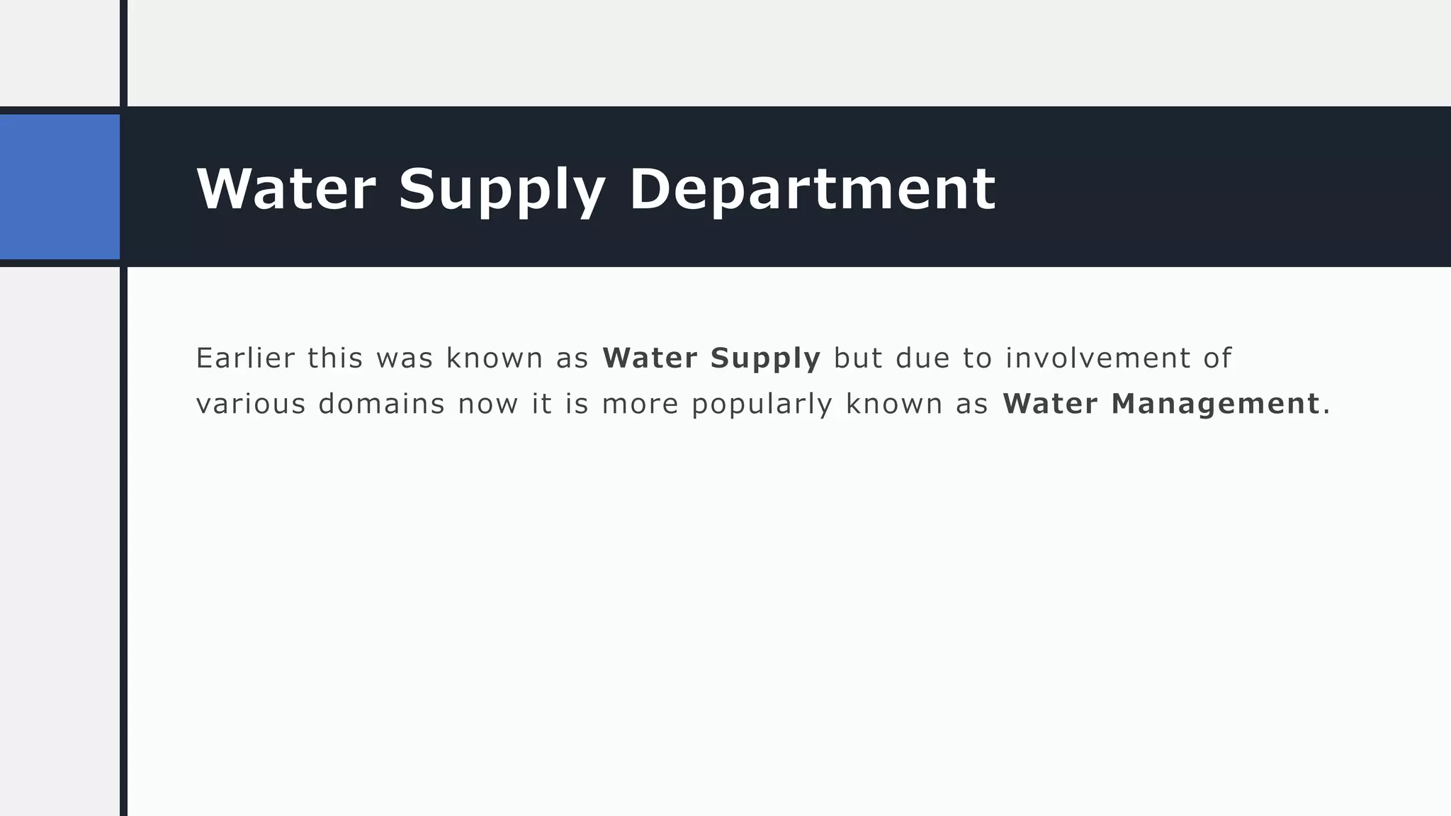 Water management | PPT