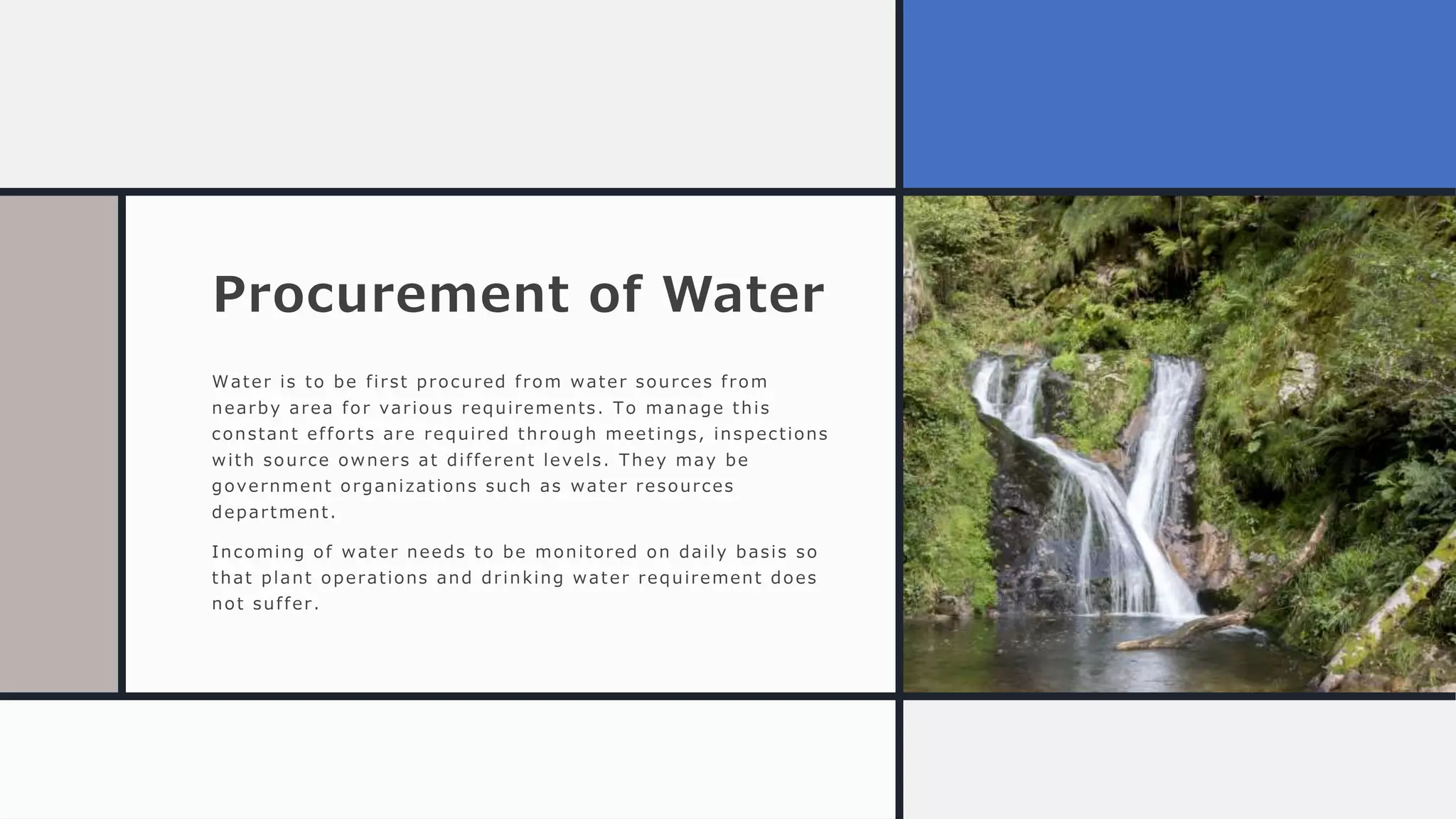 Water management | PPT