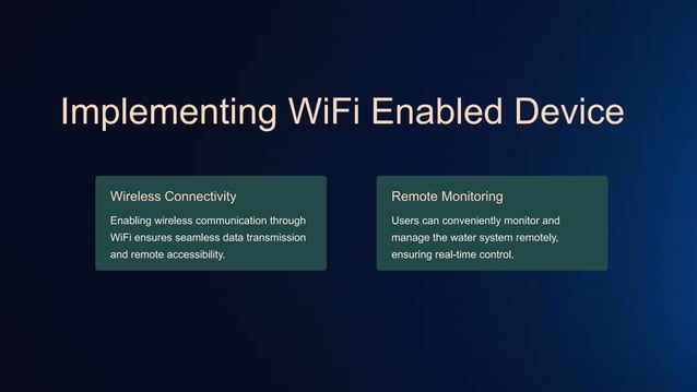 Smart Water Management System using Internet of Things (IoT) | PPTX ...