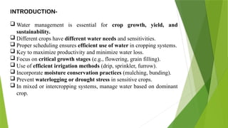 water management in major crops in india.pptx