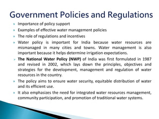 Water management approaches for sustainable food production (1).pptx ...