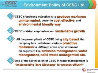 Water management cesc | PPT