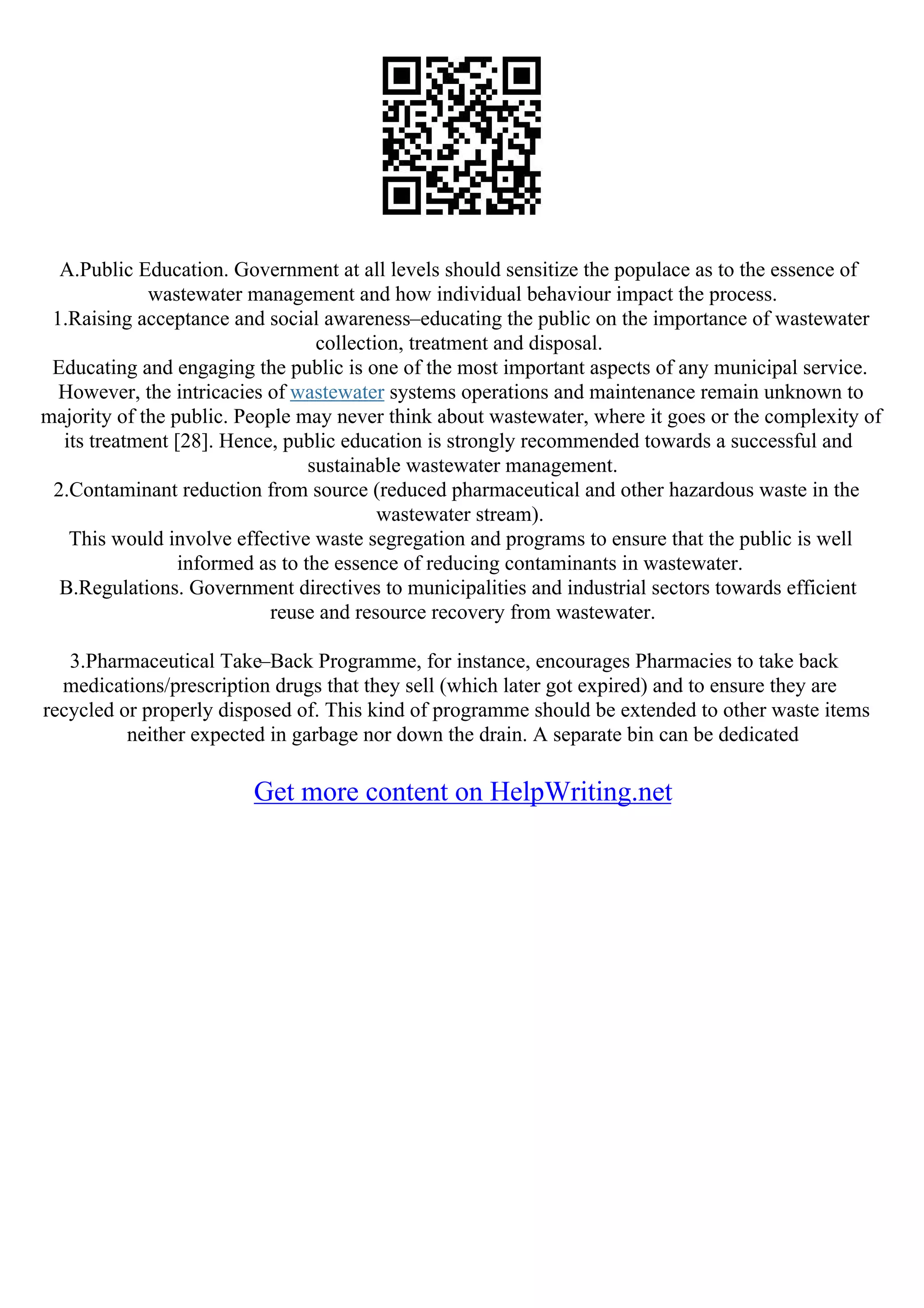 Water Management Essay | PDF