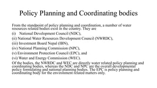 Water management in Nepal by Krishna Sedai | PPTX