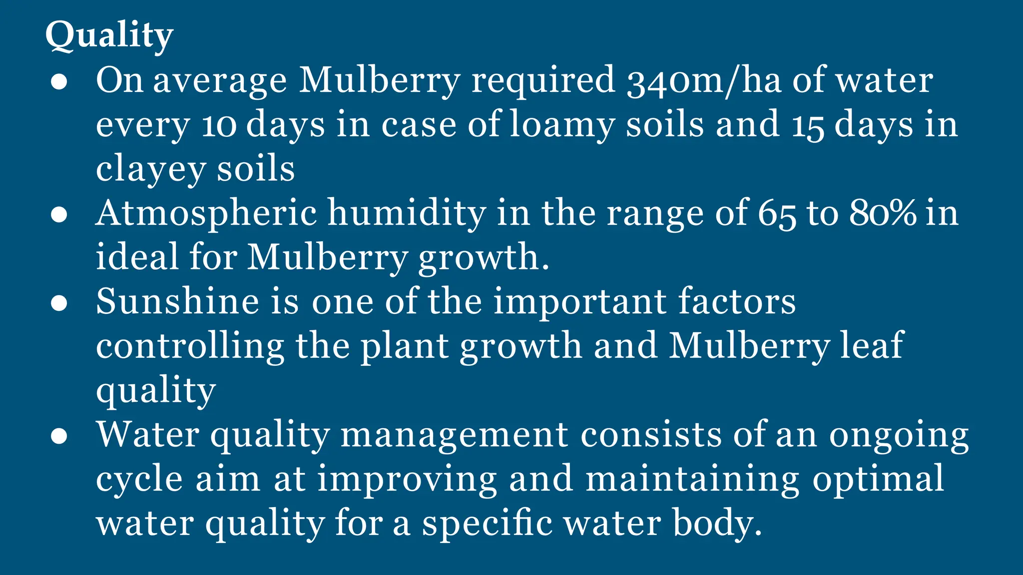 Water management on mulberry cultivation.pptx