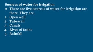 Water management on mulberry cultivation.pptx