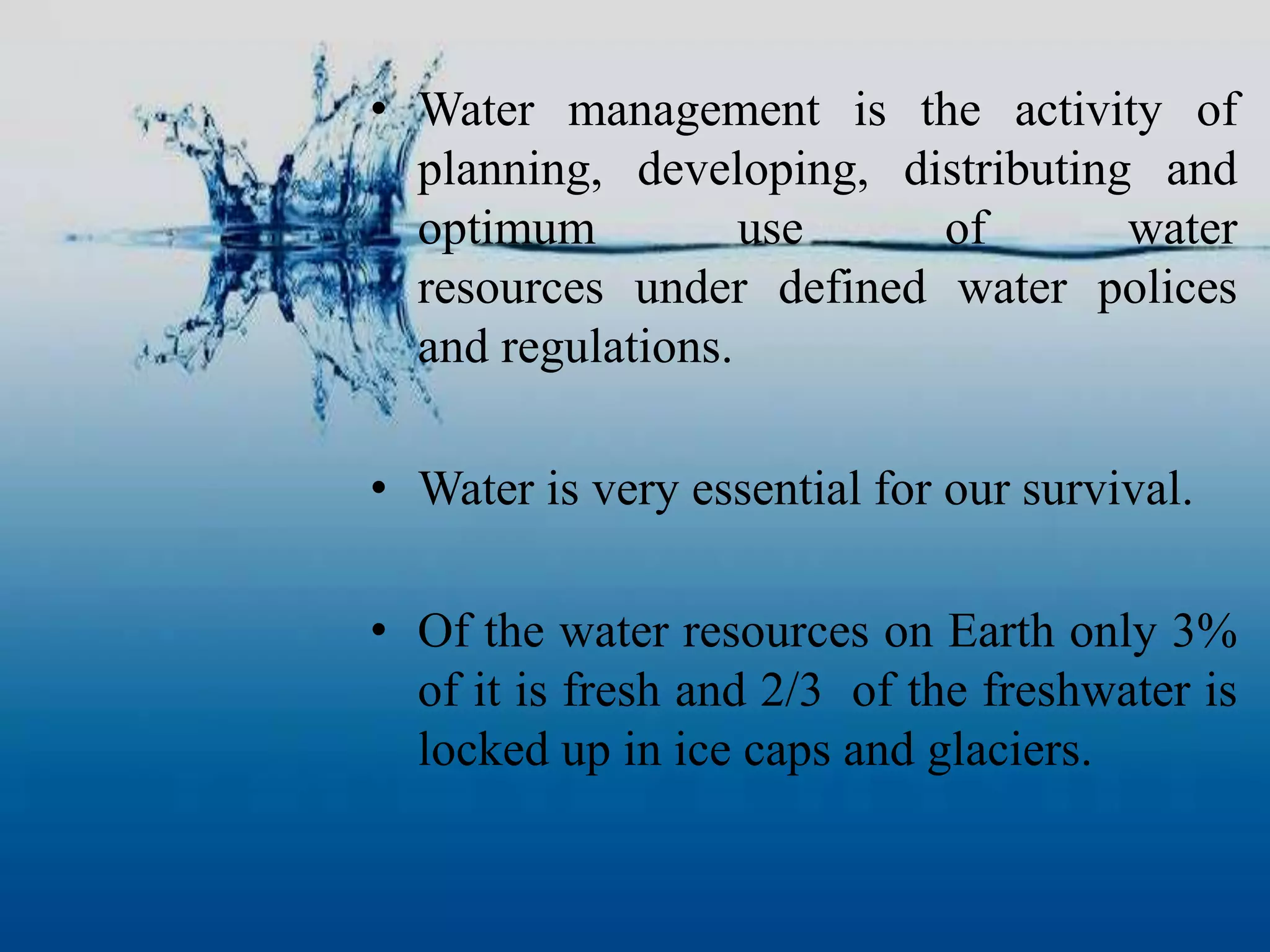 Water management practices | PPTX