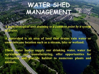 Water management practices | PPTX