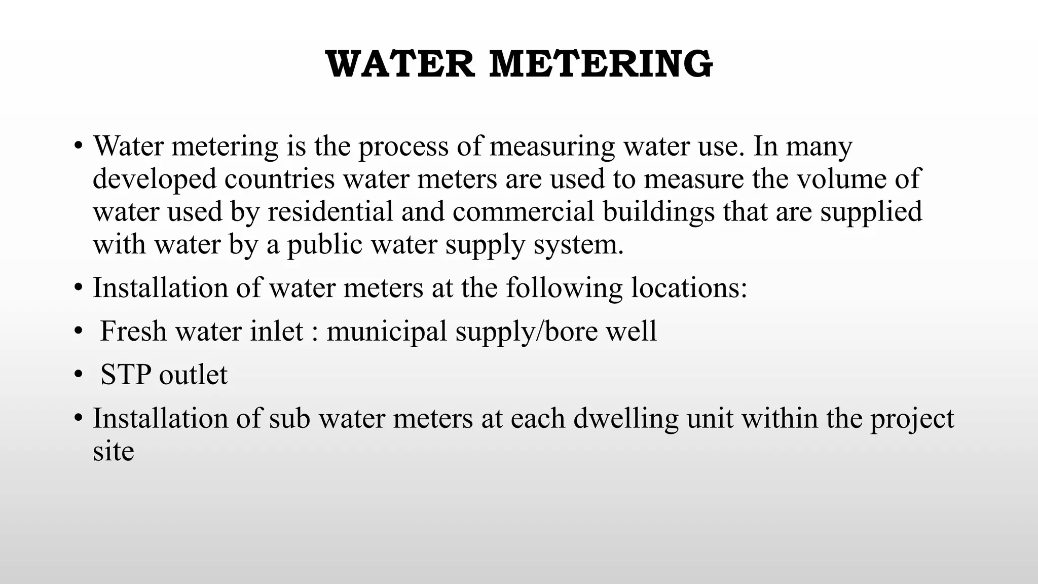 Water management techniques | PPTX