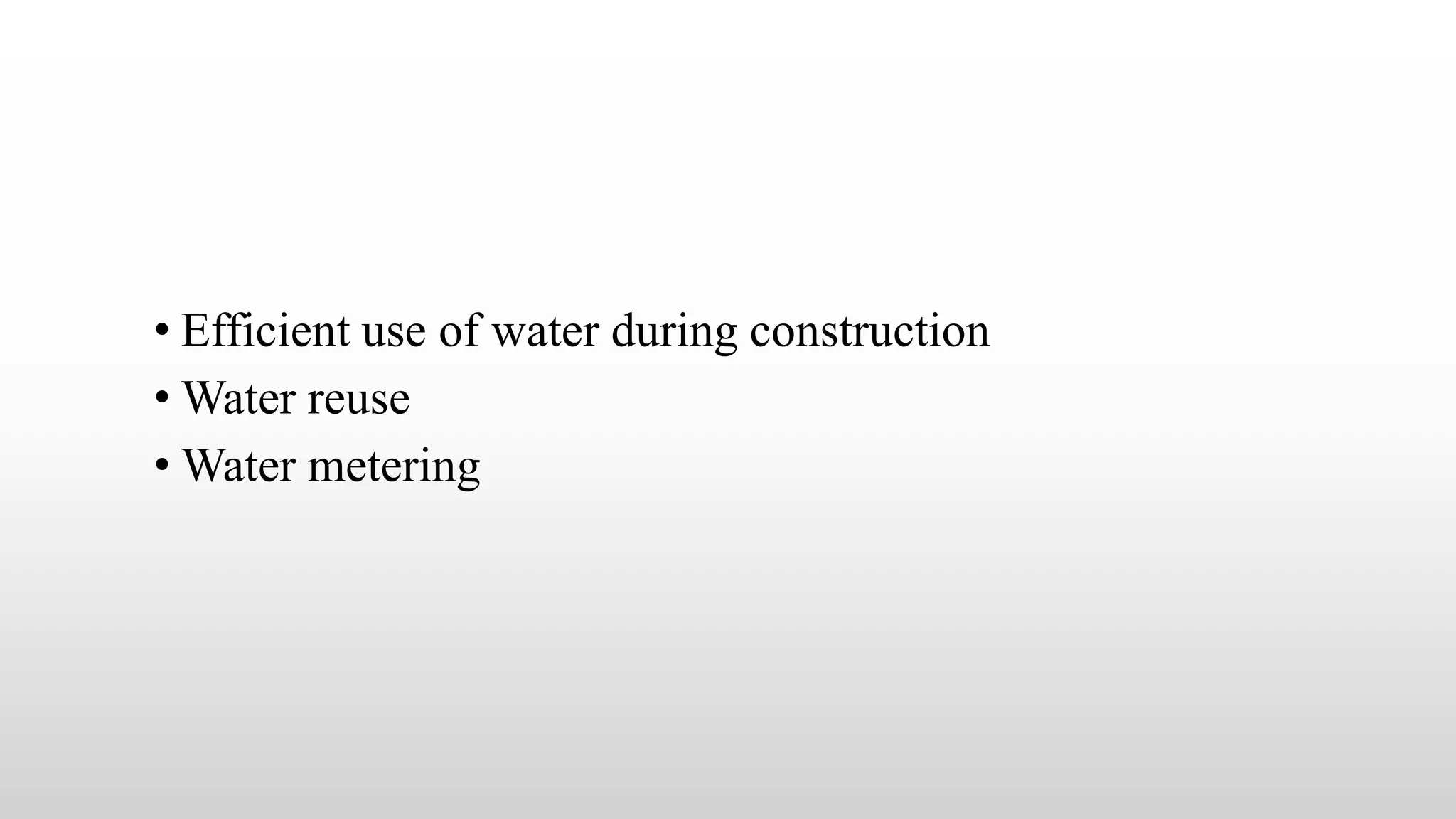 Water management techniques | PPTX