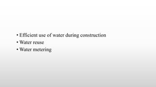Water management techniques | PPTX
