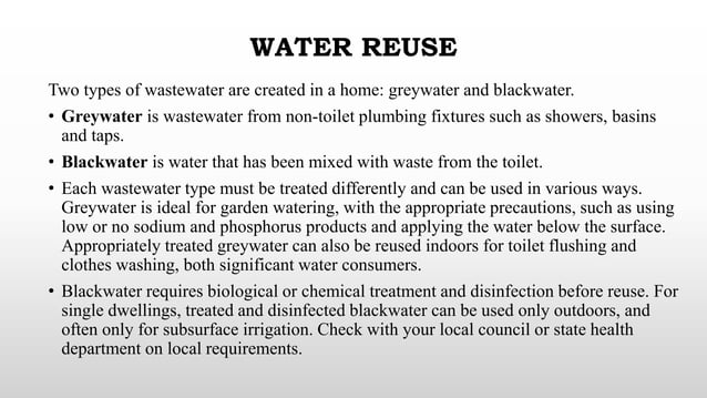 Water management techniques | PPTX