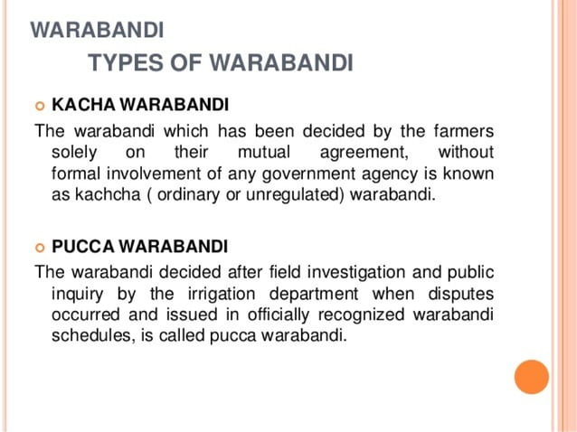 Water Management,,,,,,,,,,,Warabandi.ppt