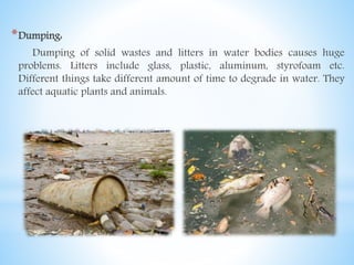 Water & marine polllution | PPTX