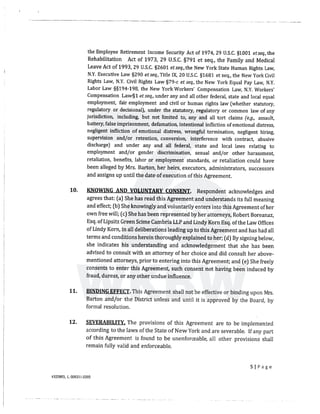 Settlement between Crystal Barton and Buffalo Public Schools | PDF