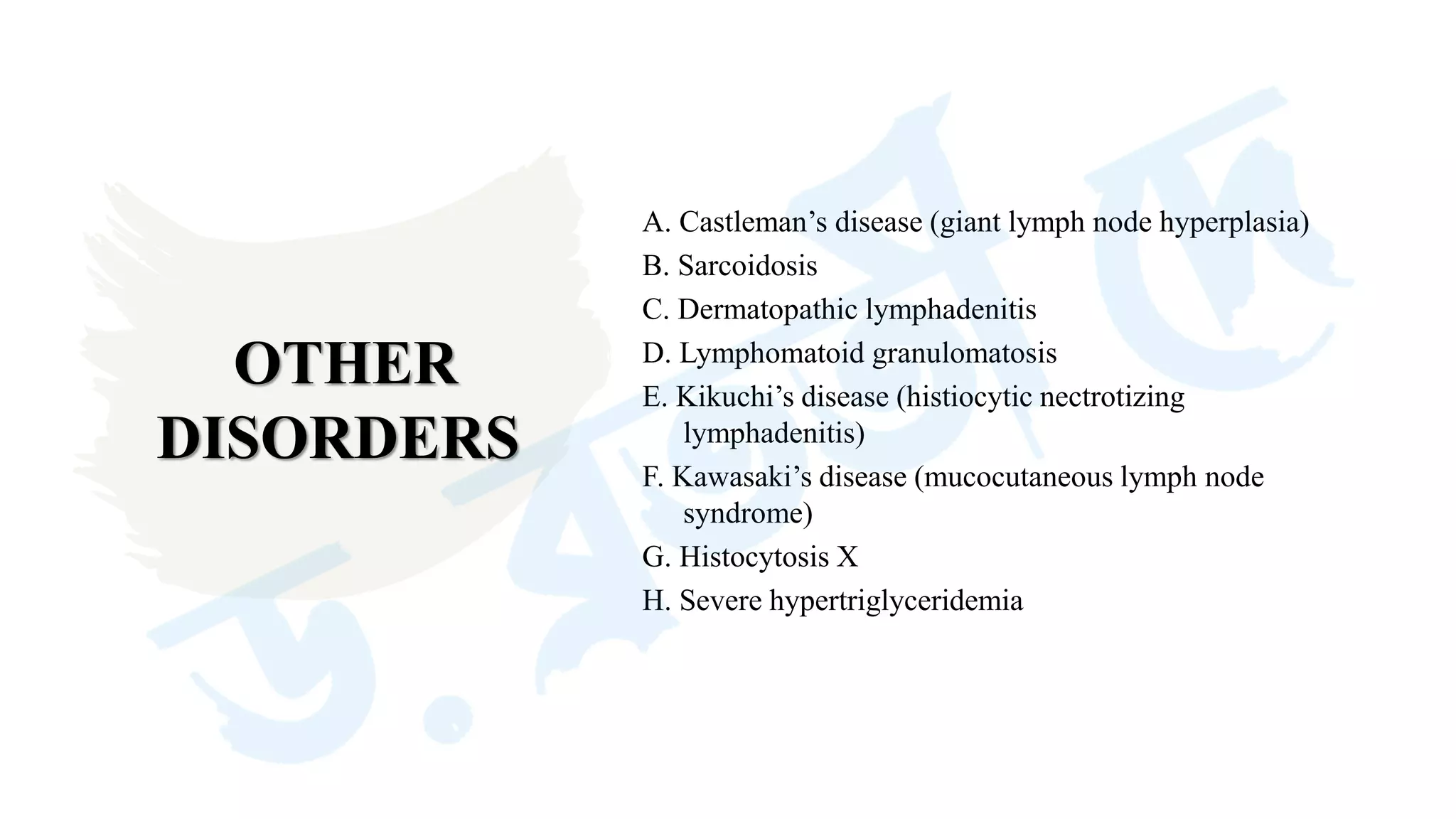 DIFFERENTIAL DIAGNOSIS OF LYMPHADENOPATHY | PDF