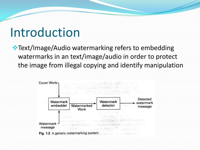 DIGITAL AUDIO WATERMARKING ALGORITHM BASED ON NEURAL NETWORKS | PPTX