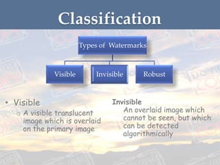 Digital Water marking | PPTX